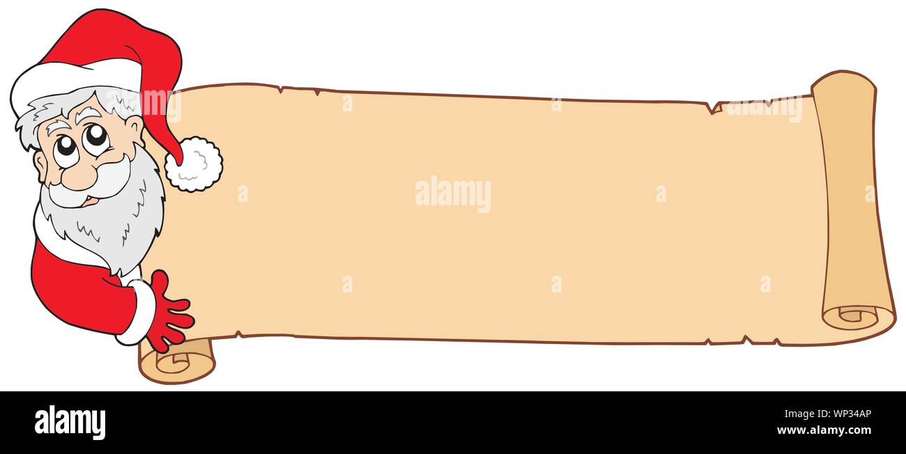 Christmas banner with Santa Claus Stock Vector Image & Art - Alamy