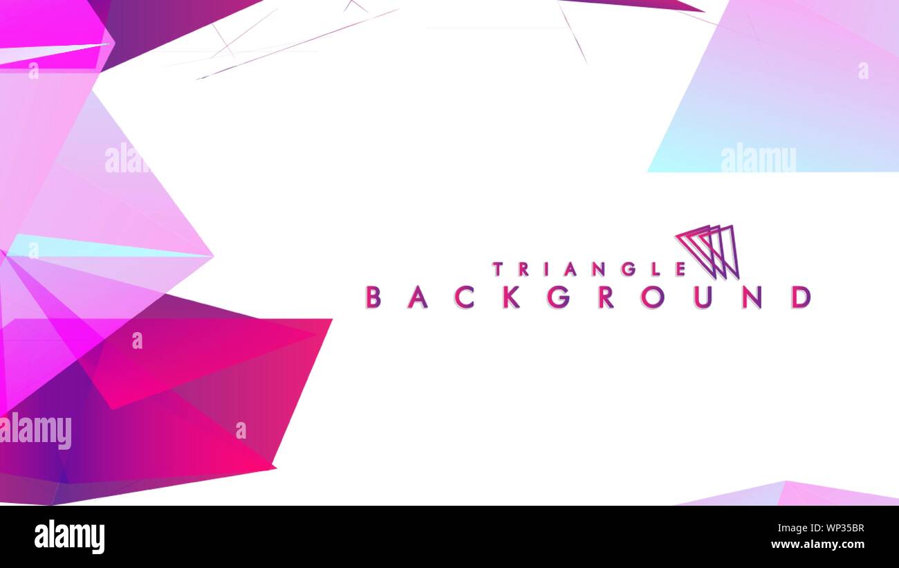 Background of geometric shapes. Colorful triangle pattern. Vector EPS ...