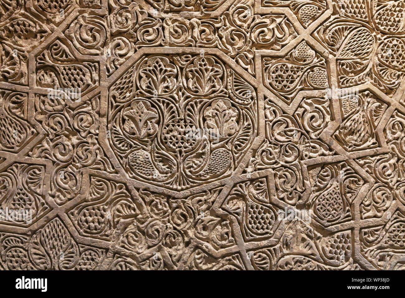 Stucco decoration, 11th century, Rey, Museum of the Islamic Era ...