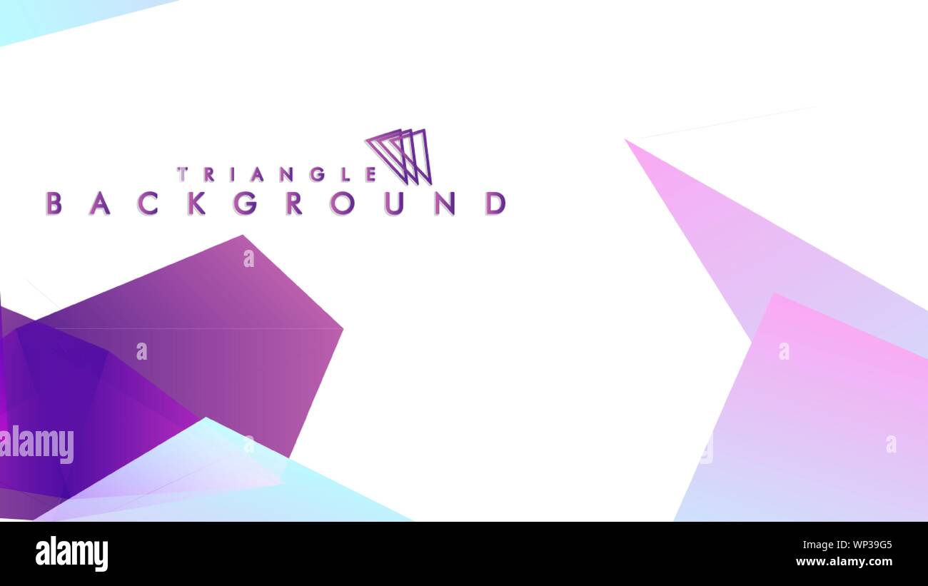 Abstract vector triangle background with colorful gradient. Vector EPS ...