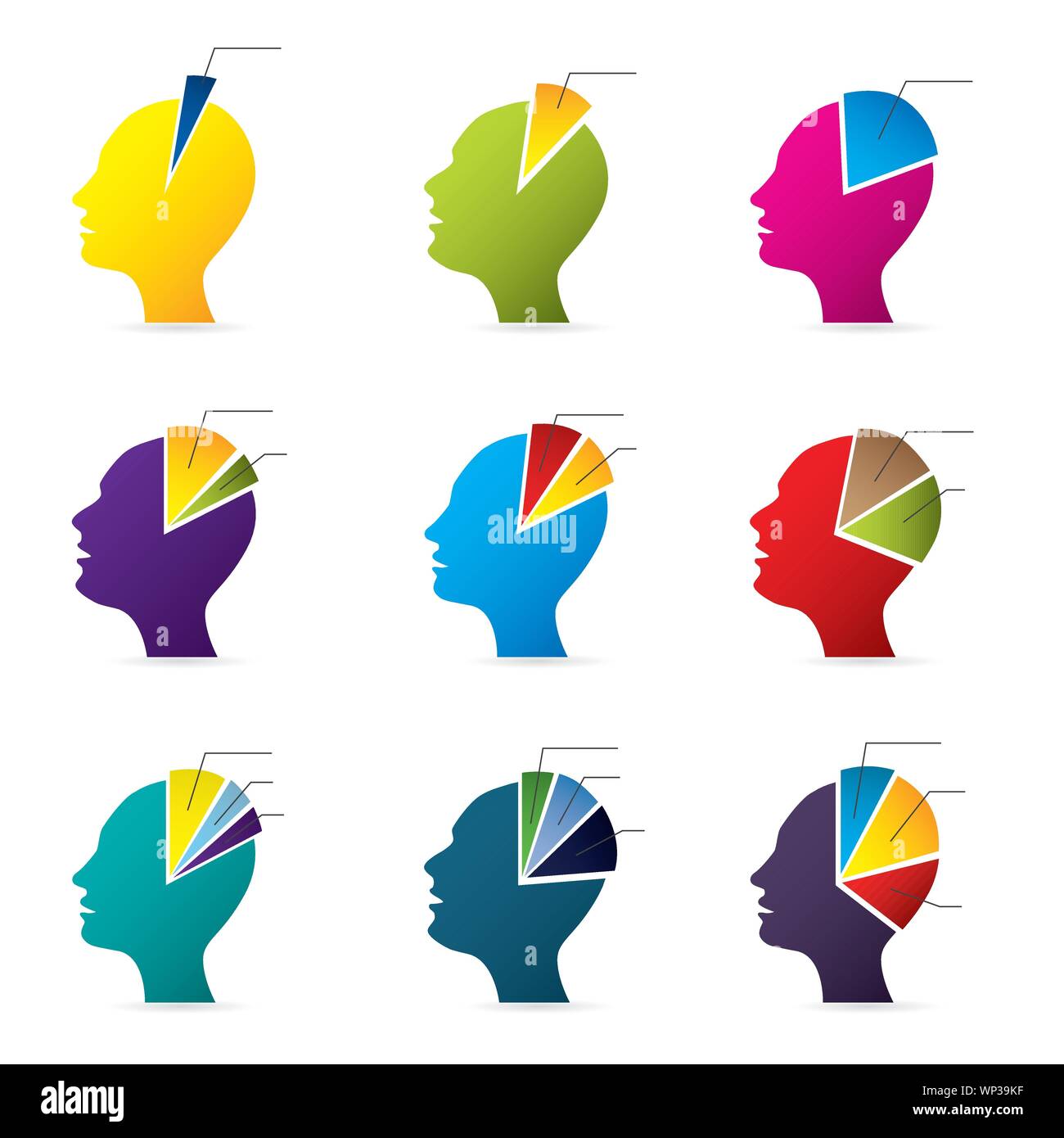 Humans brain Stock Vector Images - Alamy