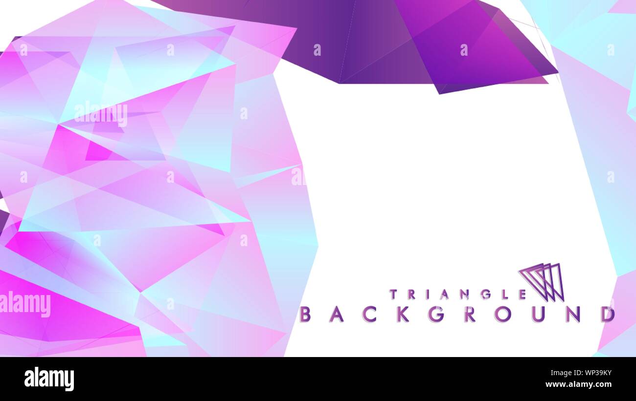 Abstract vector triangle background with colorful gradient. Vector EPS 10. Vector illustration ...