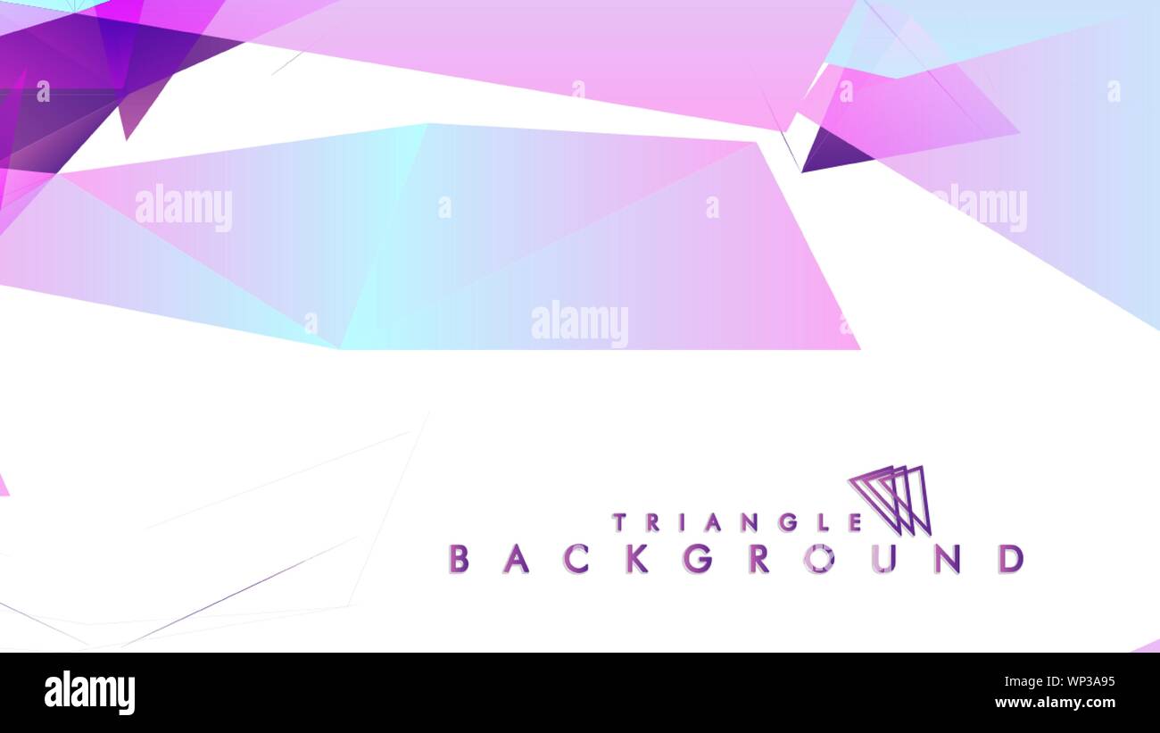 Abstract vector triangle background with colorful gradient. Vector EPS ...