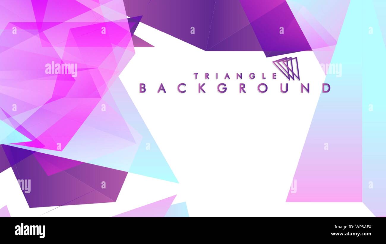 Abstract vector triangle background with colorful gradient. Vector EPS ...