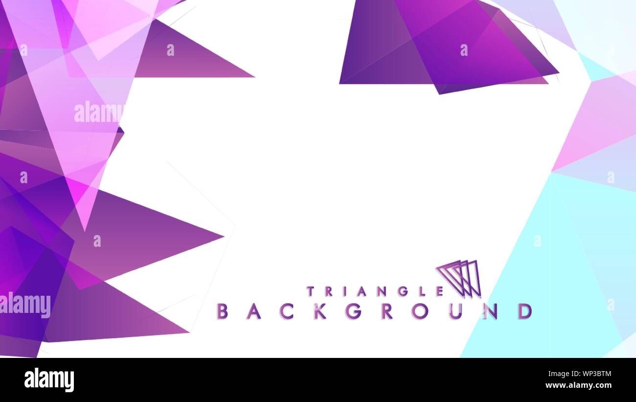 Abstract vector triangle background with colorful gradient. Vector EPS ...