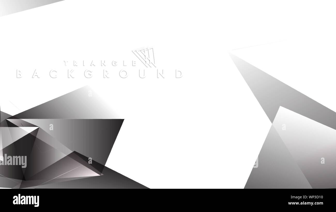 Abstract Gradient black White Geometric Background. Vector Illustration ...