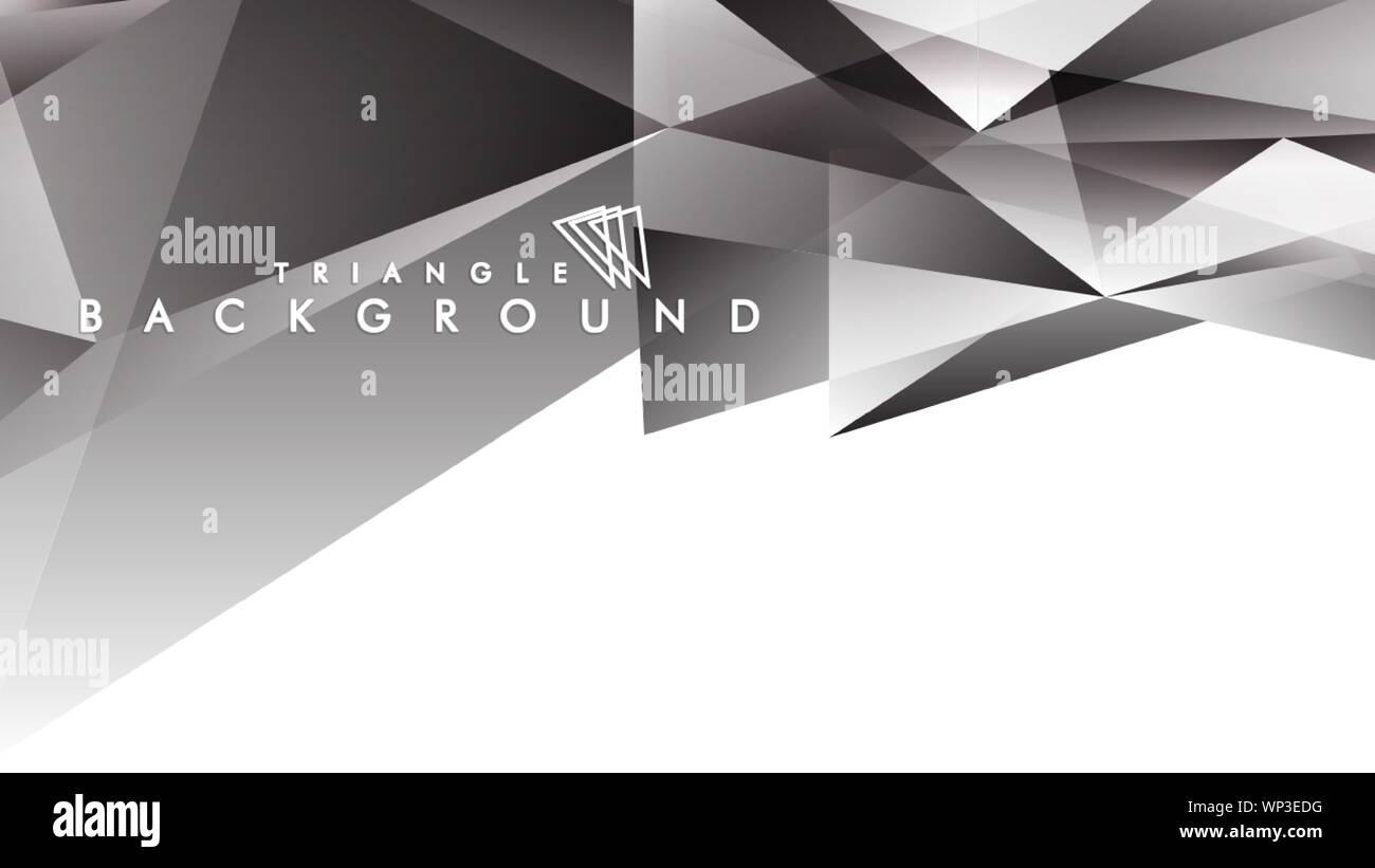 Abstract Gradient black White Geometric Background. Vector Illustration ...