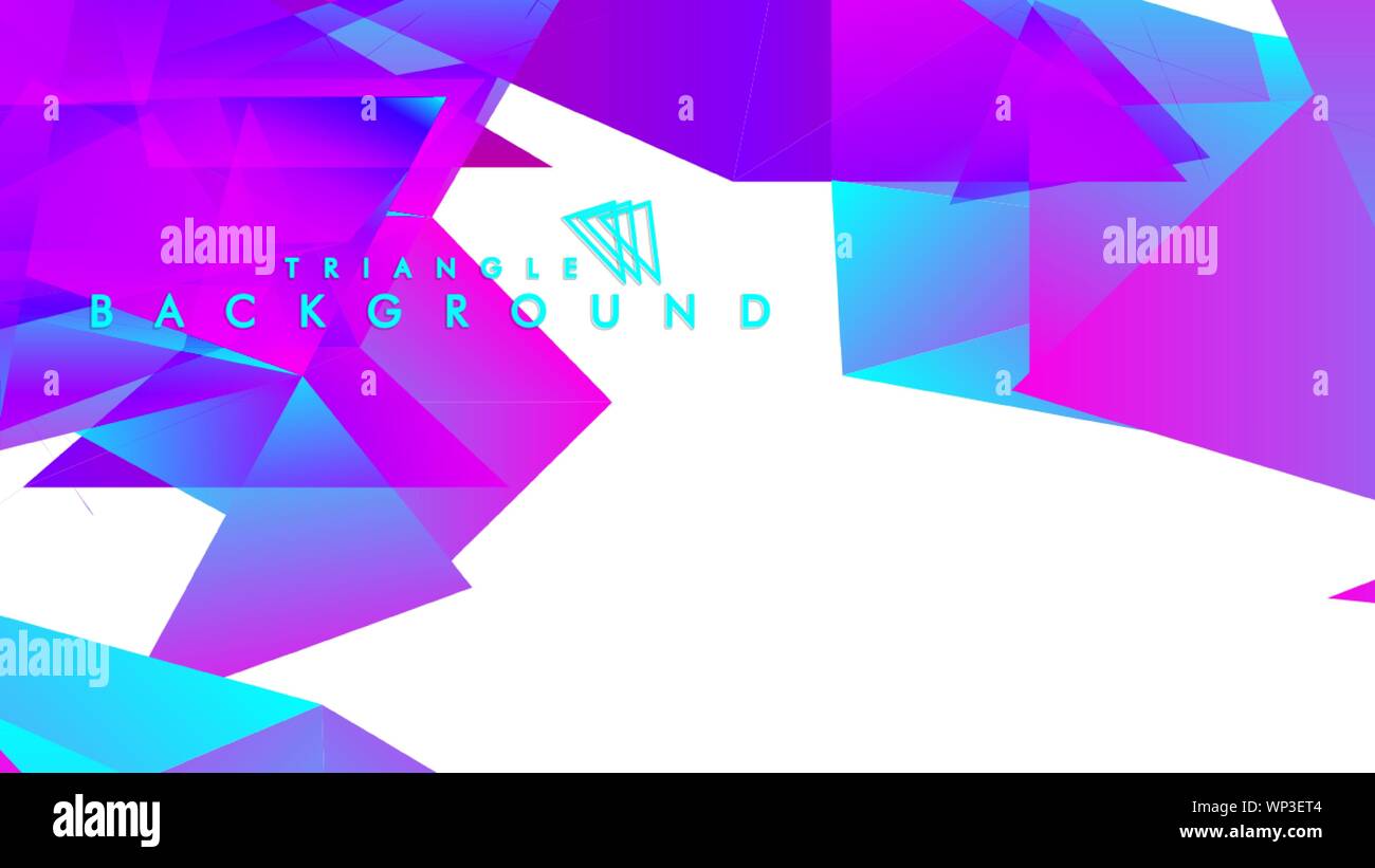 Abstract Vector Triangle Background With Colorful Gradient Vector Eps 10 Vector Illustration