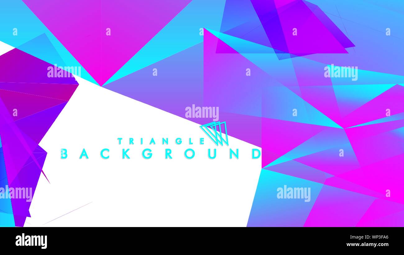 Abstract vector triangle background with colorful gradient. Vector EPS ...