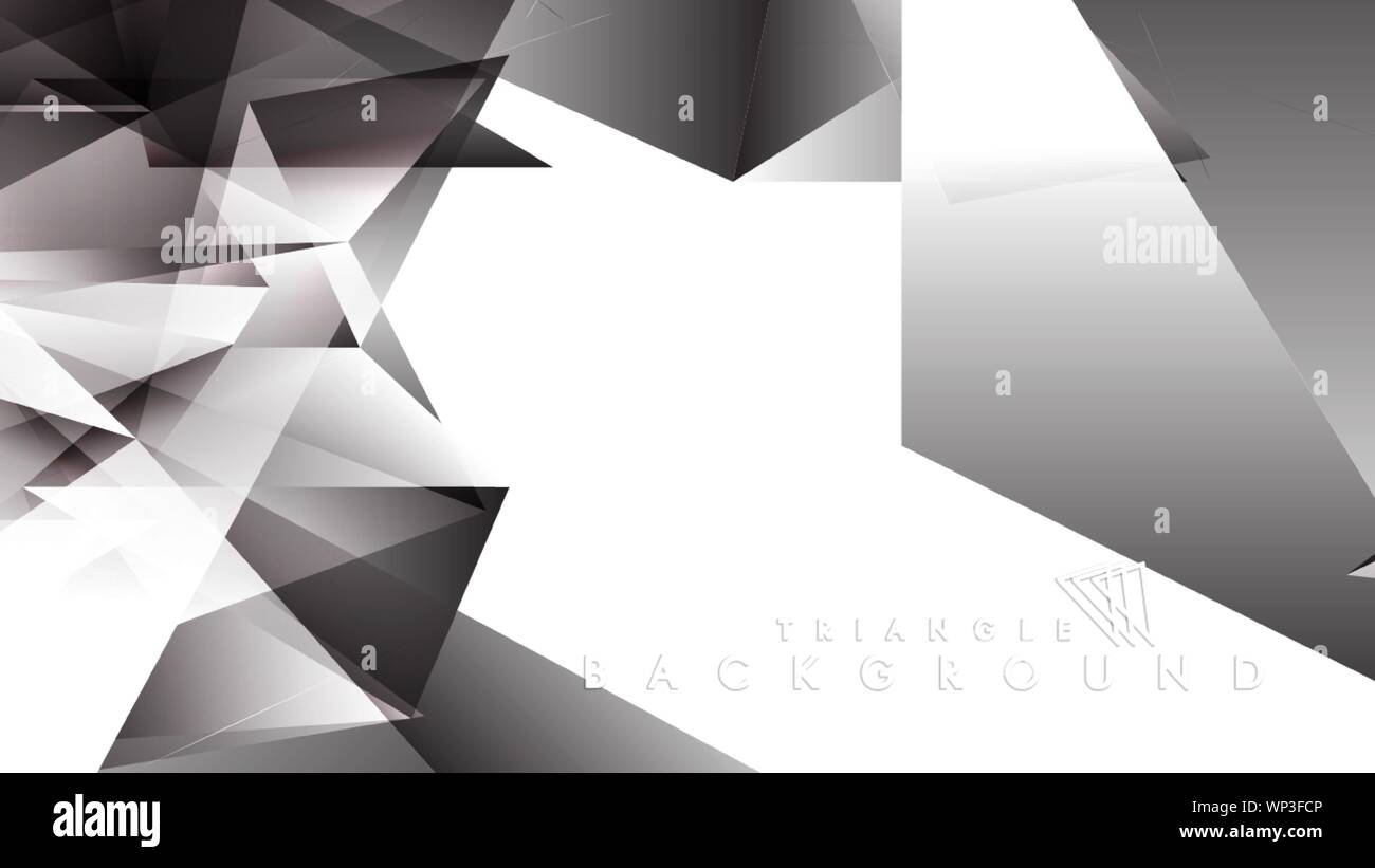 Abstract Gradient black White Geometric Background. Vector Illustration ...