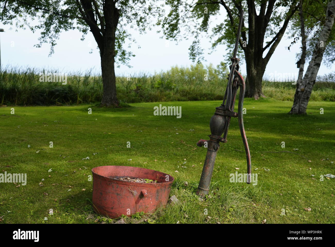 old, waterpump, pump, water, antique, iron, metal, object, retro ...