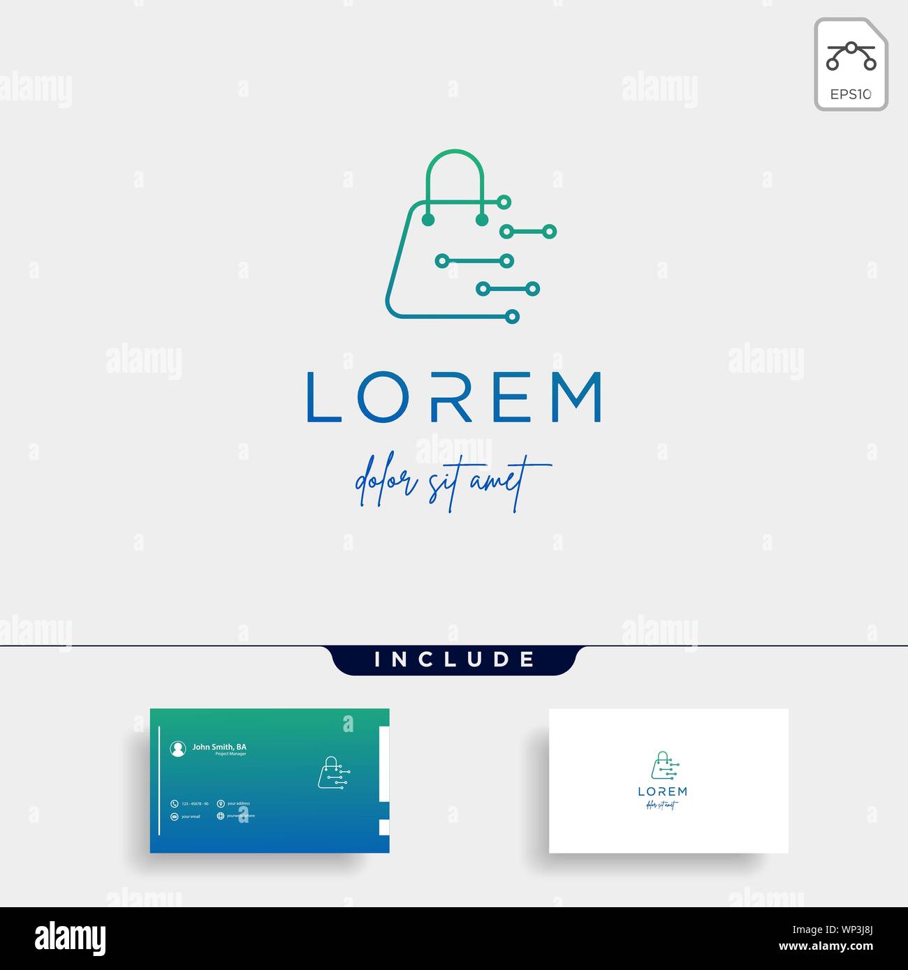 Digital Shop Logo Template Vector Icon Design Stock Vector Image & Art ...