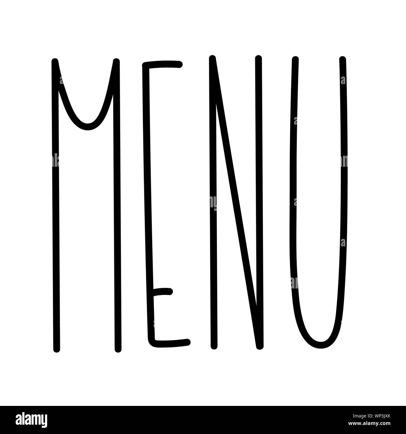 Shop cafe words text set for decoration design template Stock Vector ...