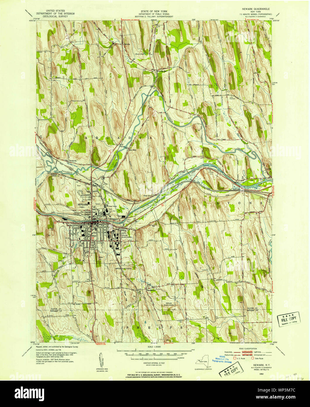 Newark New York Map High Resolution Stock Photography and Images - Alamy