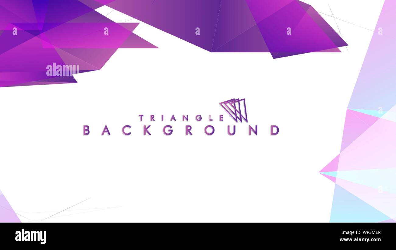 Abstract vector triangle background with colorful gradient. Vector EPS ...