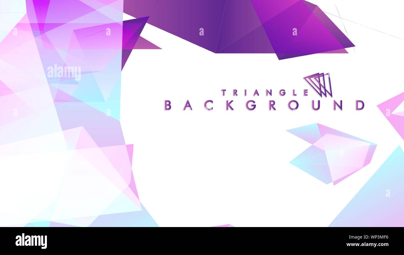 Abstract vector triangle background with colorful gradient. Vector EPS ...