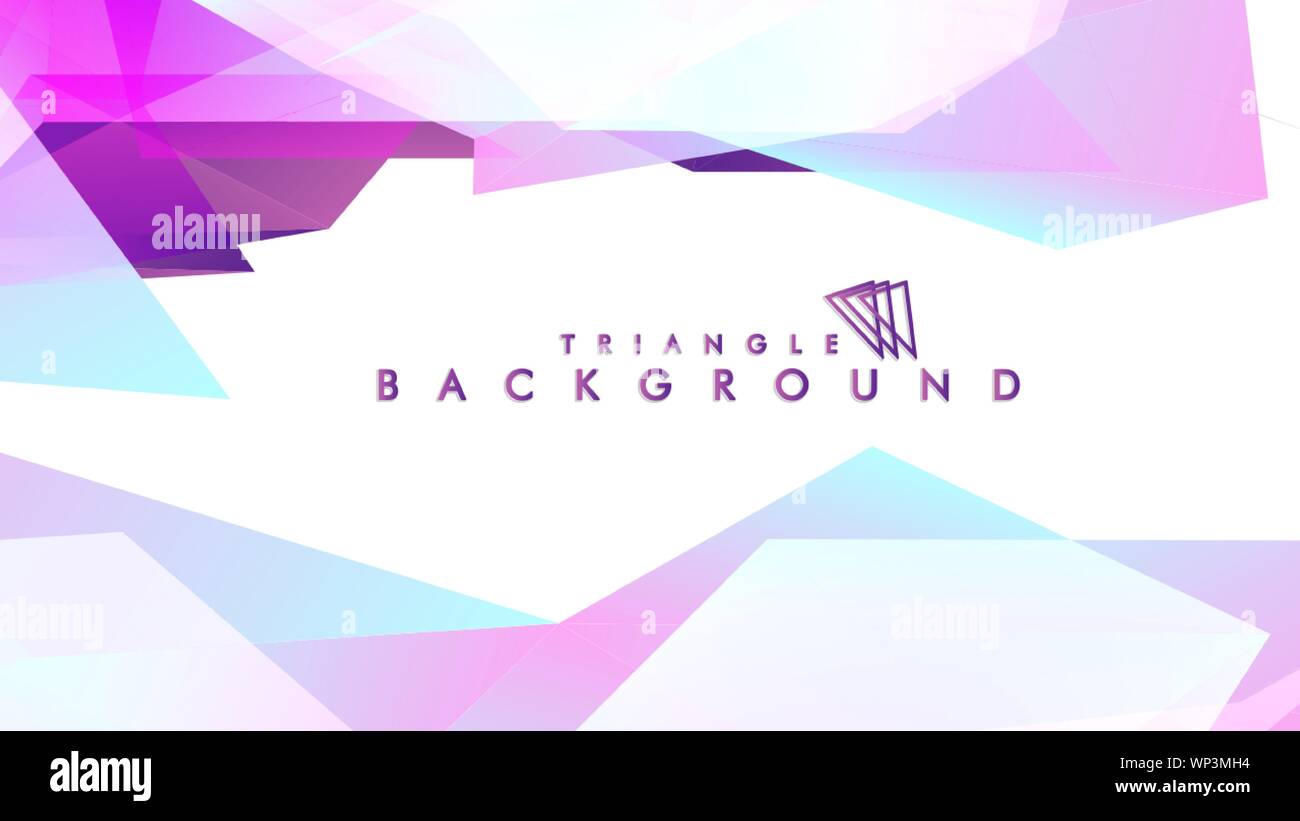 Abstract vector triangle background with colorful gradient. Vector EPS ...