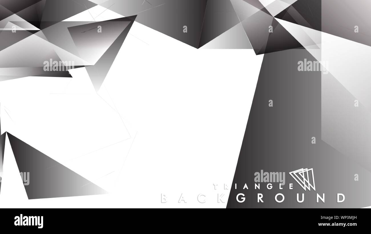 Abstract Gradient black White Geometric Background. Vector Illustration ...
