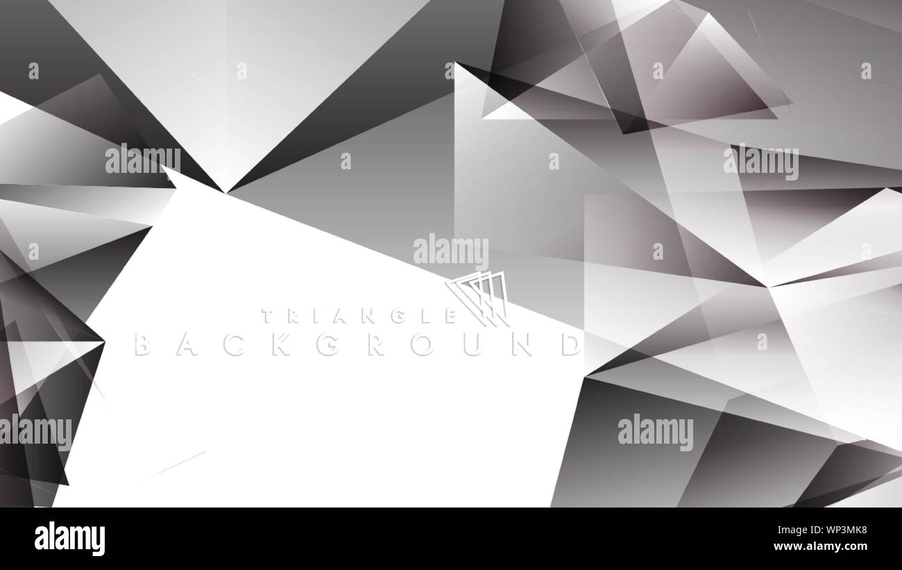 Abstract Gradient black White Geometric Background. Vector Illustration ...