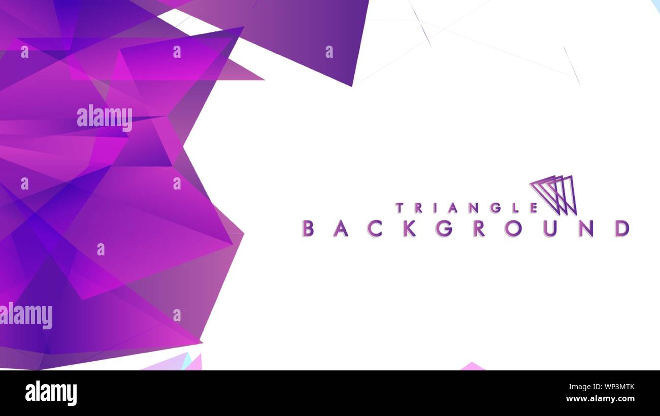 Abstract vector triangle background with colorful gradient. Vector EPS ...