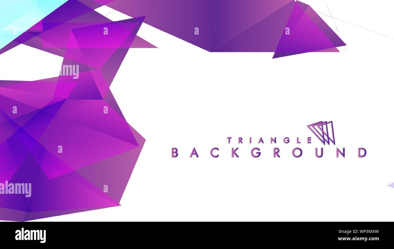 Abstract vector triangle background with colorful gradient. Vector EPS ...