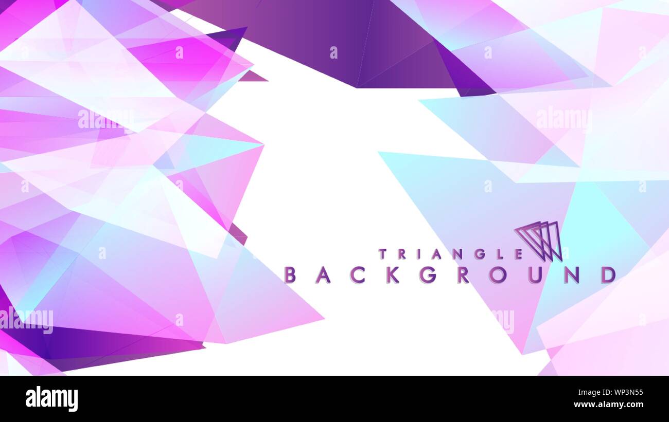 Abstract vector triangle background with colorful gradient. Vector EPS 10. Vector illustration ...
