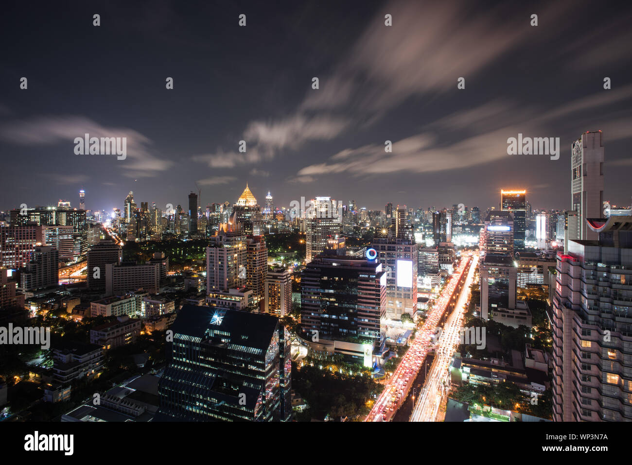 bangkok at night Stock Photo - Alamy