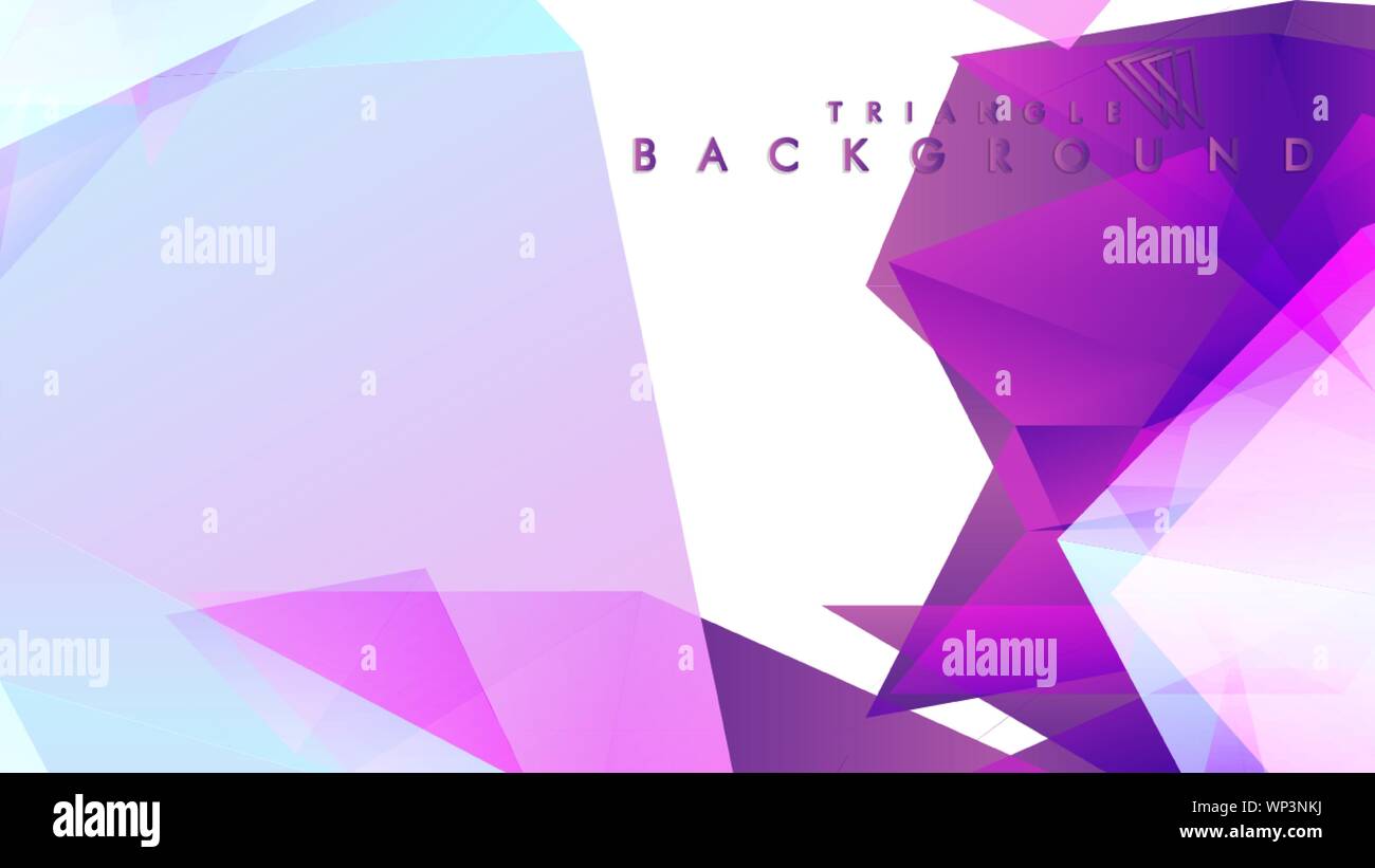 Abstract vector triangle background with colorful gradient. Vector EPS ...