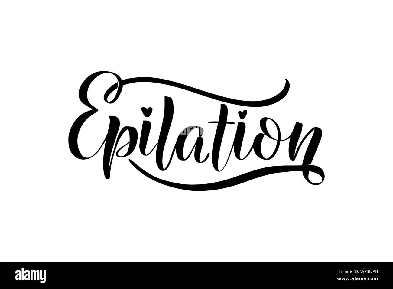 handwritten brush lettering Stock Vector Image & Art - Alamy