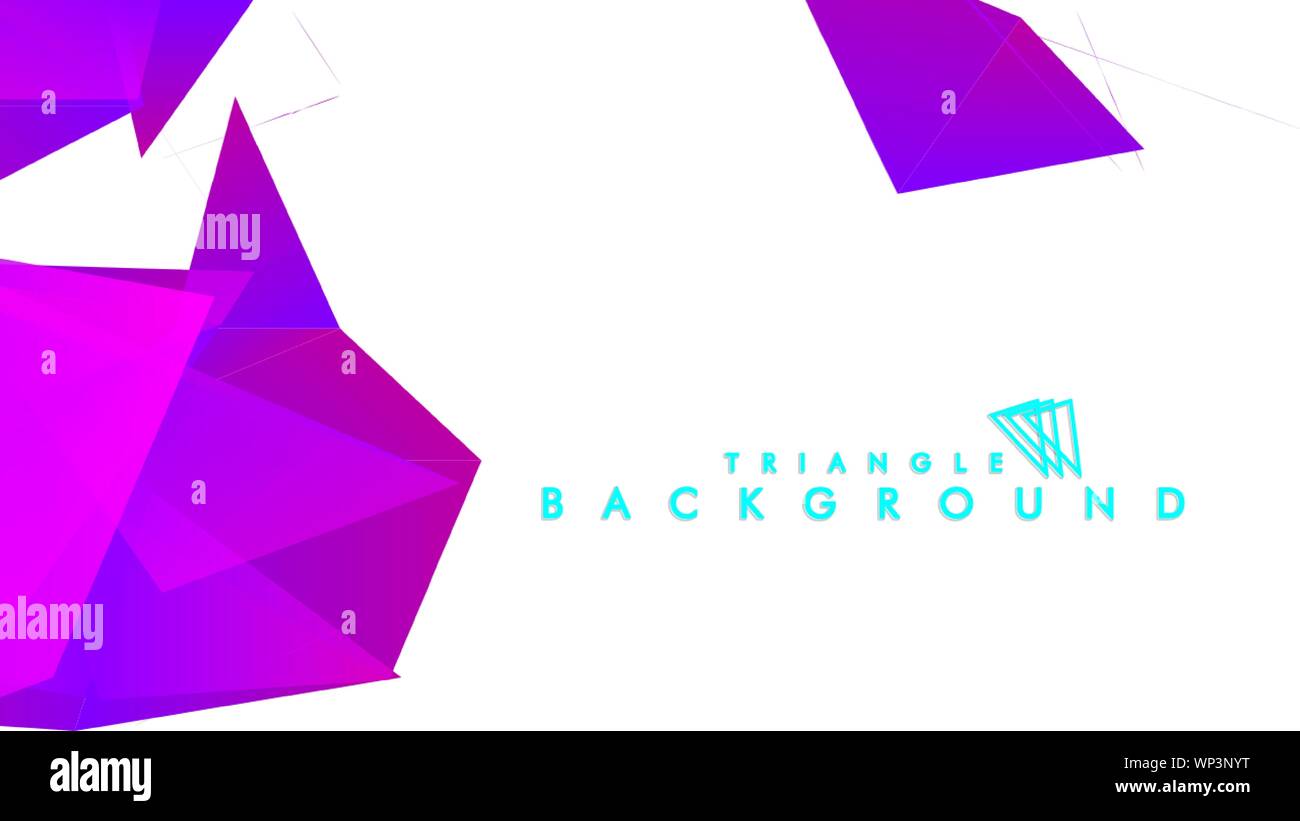 Abstract vector triangle background with colorful gradient. Vector EPS ...