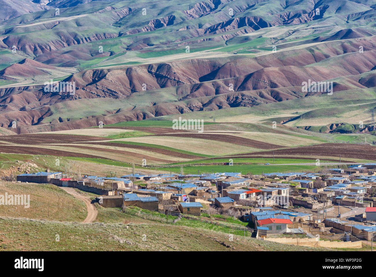 Mountain landscape, West Azerbaijan, Iran Stock Photo - Alamy