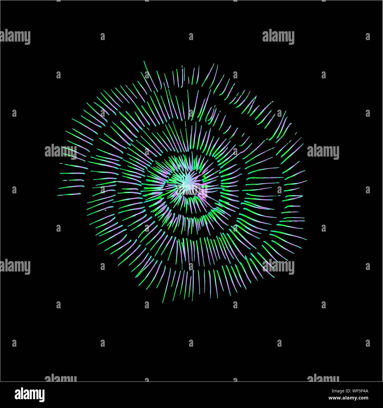 Color illustration of a petrified snail shell Stock Vector Image & Art ...