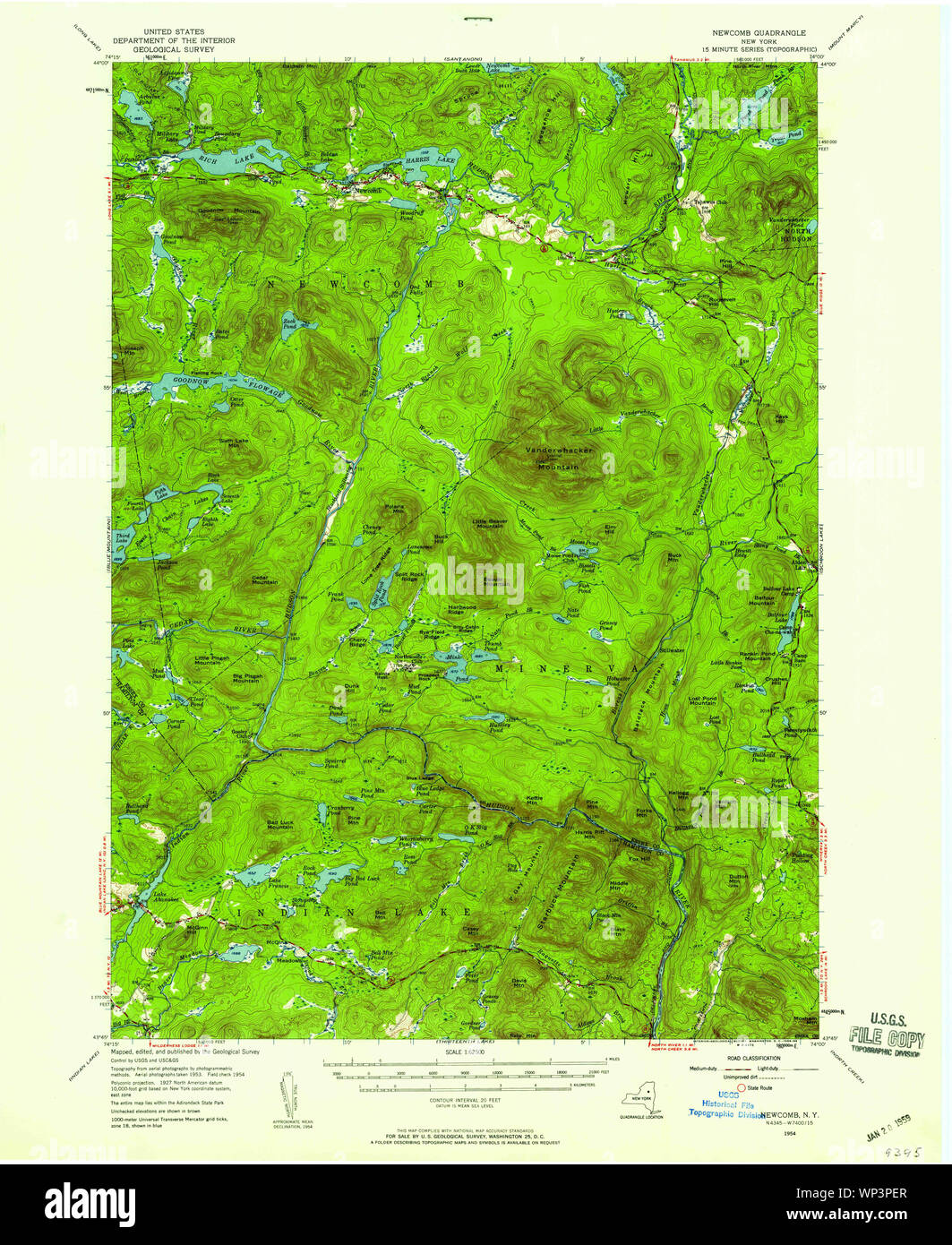 New York NY Newcomb 130843 1954 62500 Restoration Stock Photo - Alamy