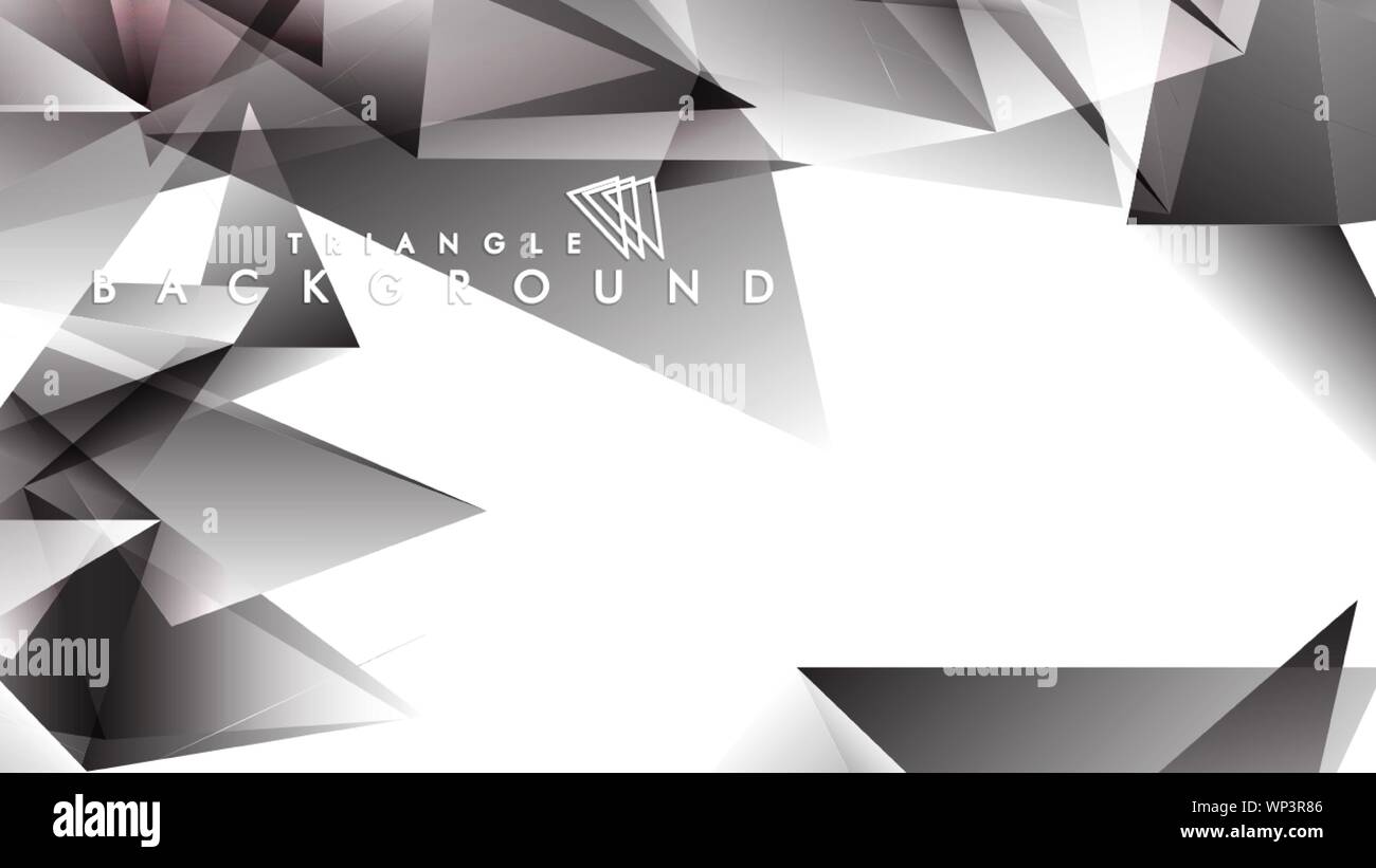 Abstract Gradient black White Geometric Background. Vector Illustration ...