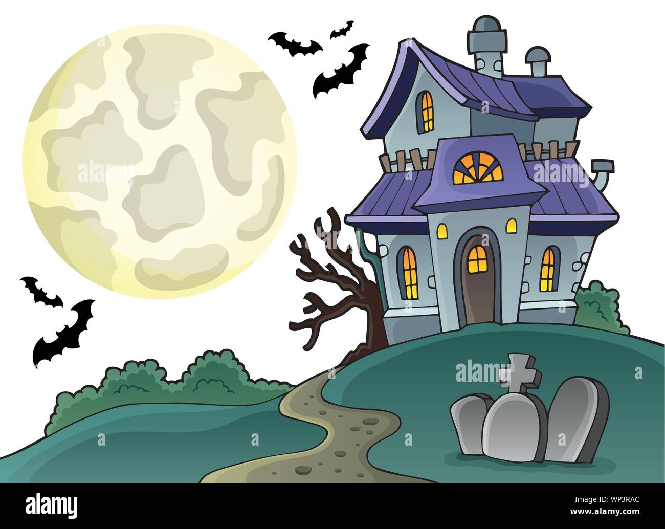 Moon structure artwork Stock Vector Images - Alamy