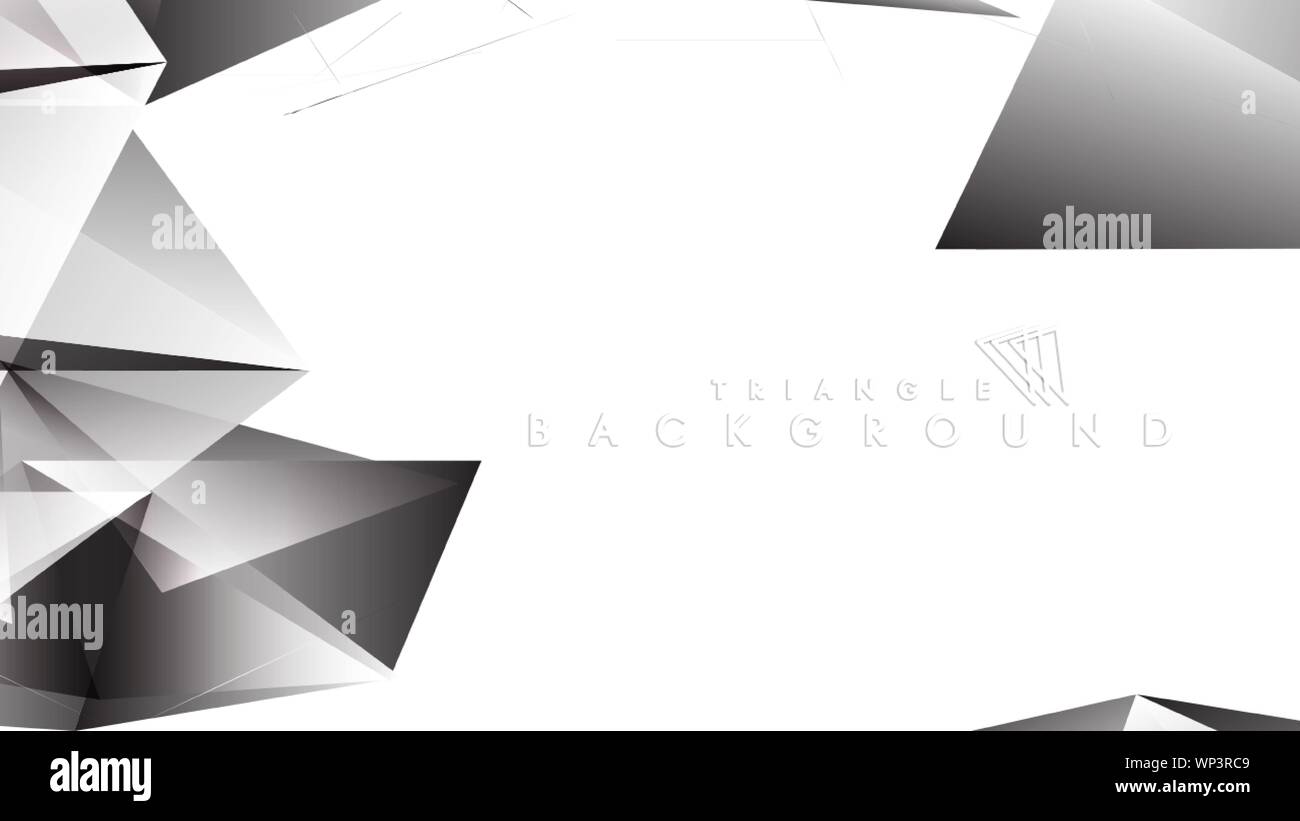 Abstract Gradient black White Geometric Background. Vector Illustration ...