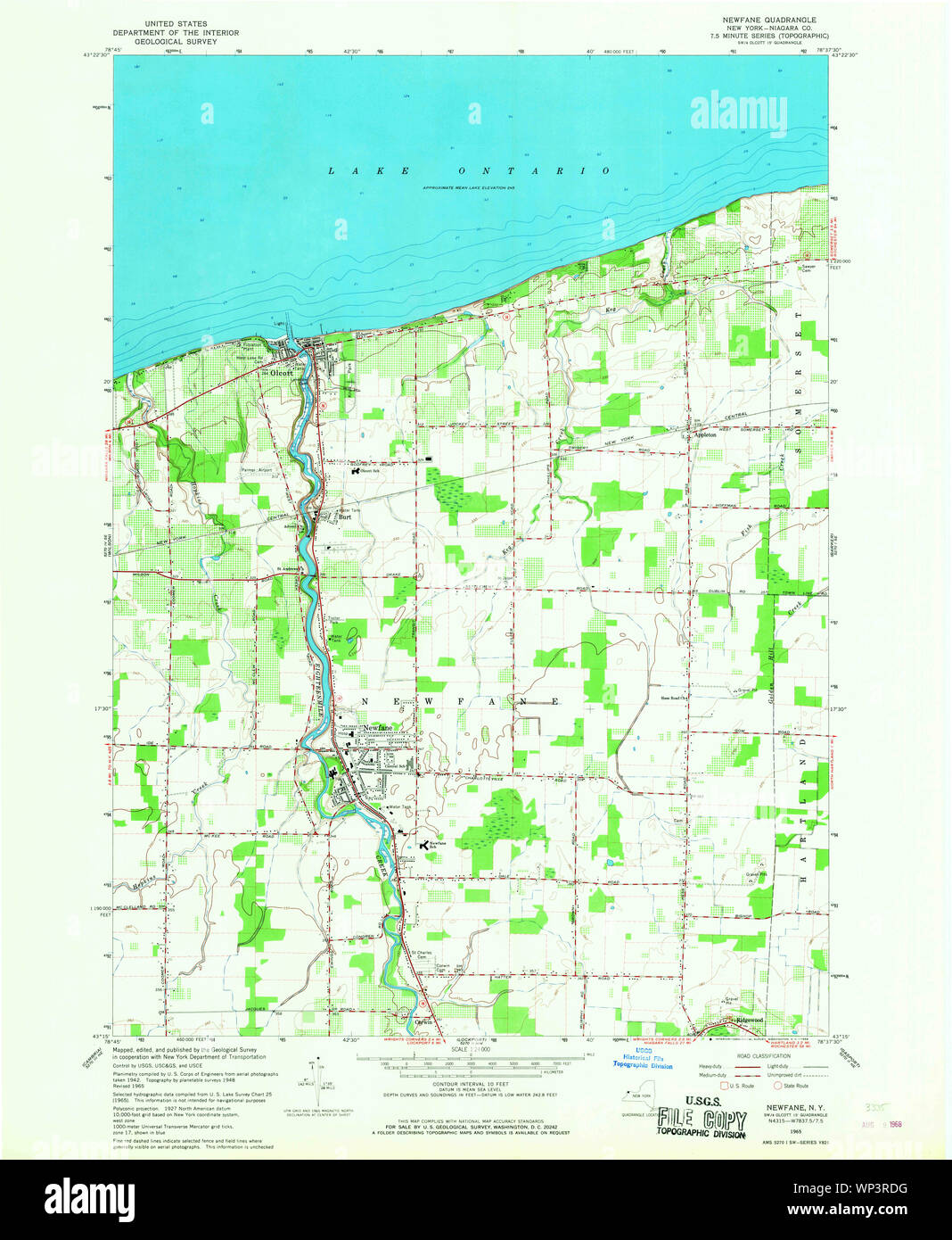 Map of newfane hi-res stock photography and images - Alamy