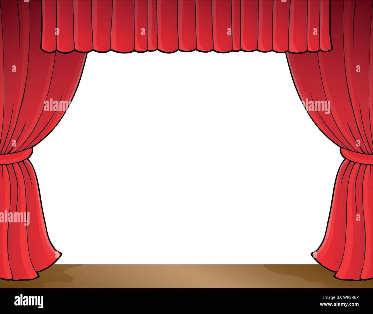 Empty Stage Stock Vector Images - Alamy