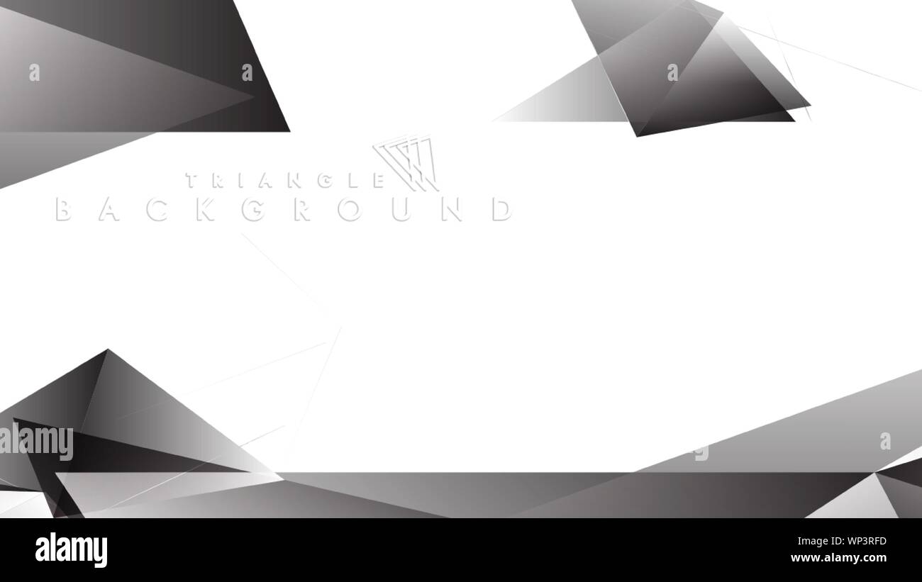 Abstract Gradient black White Geometric Background. Vector Illustration ...