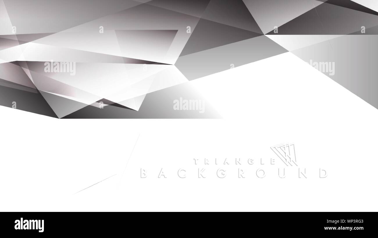 Abstract Gradient black White Geometric Background. Vector Illustration ...
