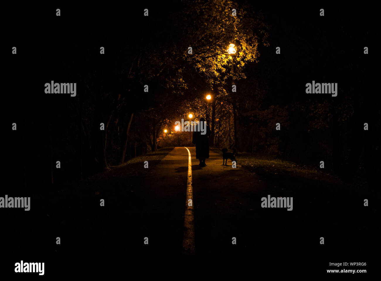 The Night Walker Stock Photo - Alamy