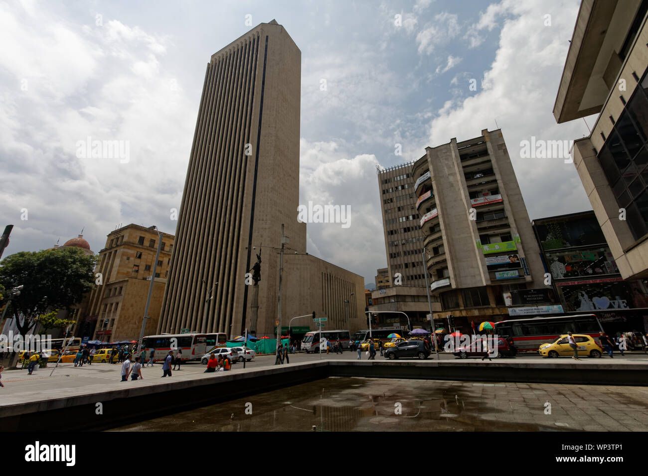 Streets and squares of downtown Medellin Stock Photo - Alamy
