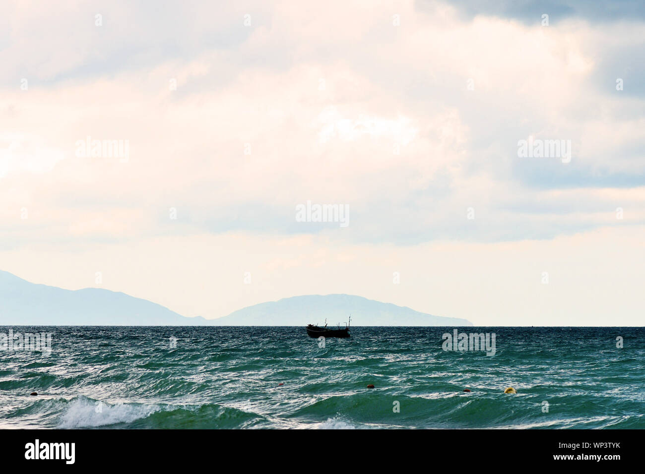 Morning seascape overlooking the sea and islands Stock Photo - Alamy