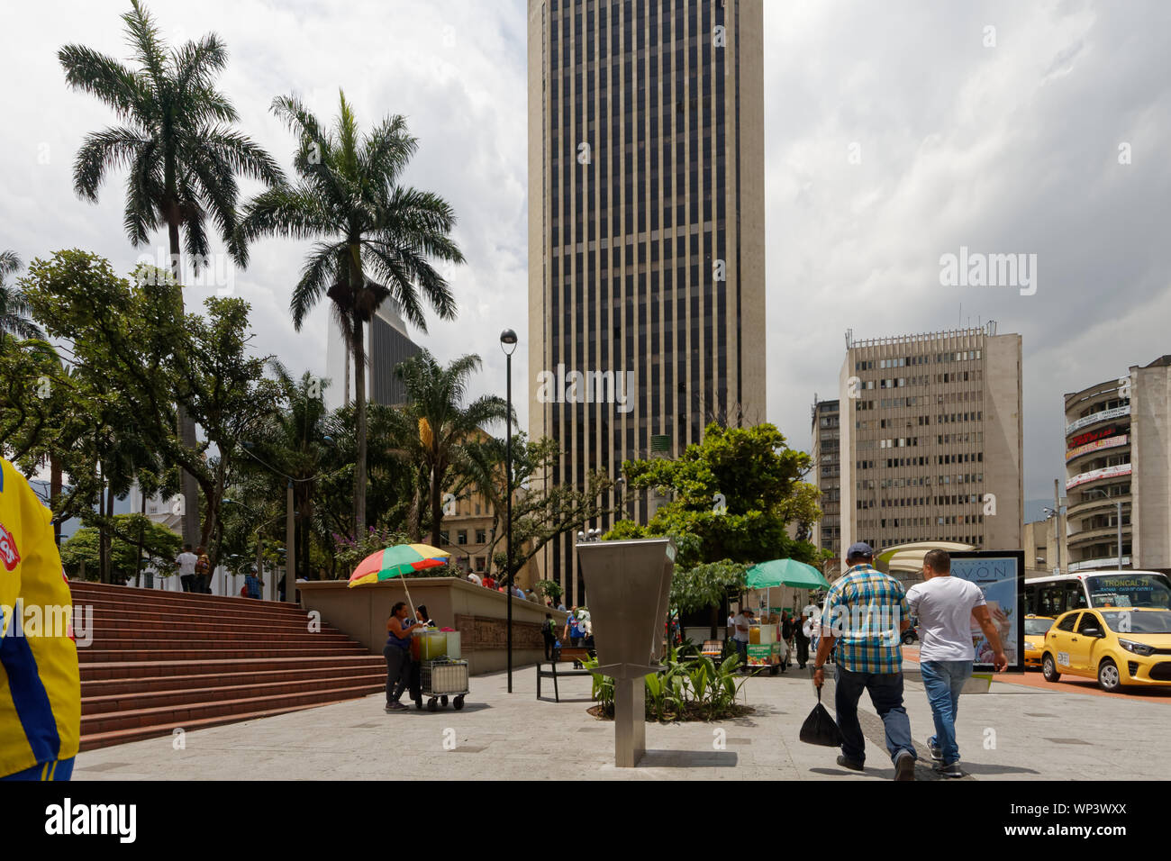 Streets and squares of downtown Medellin Stock Photo - Alamy