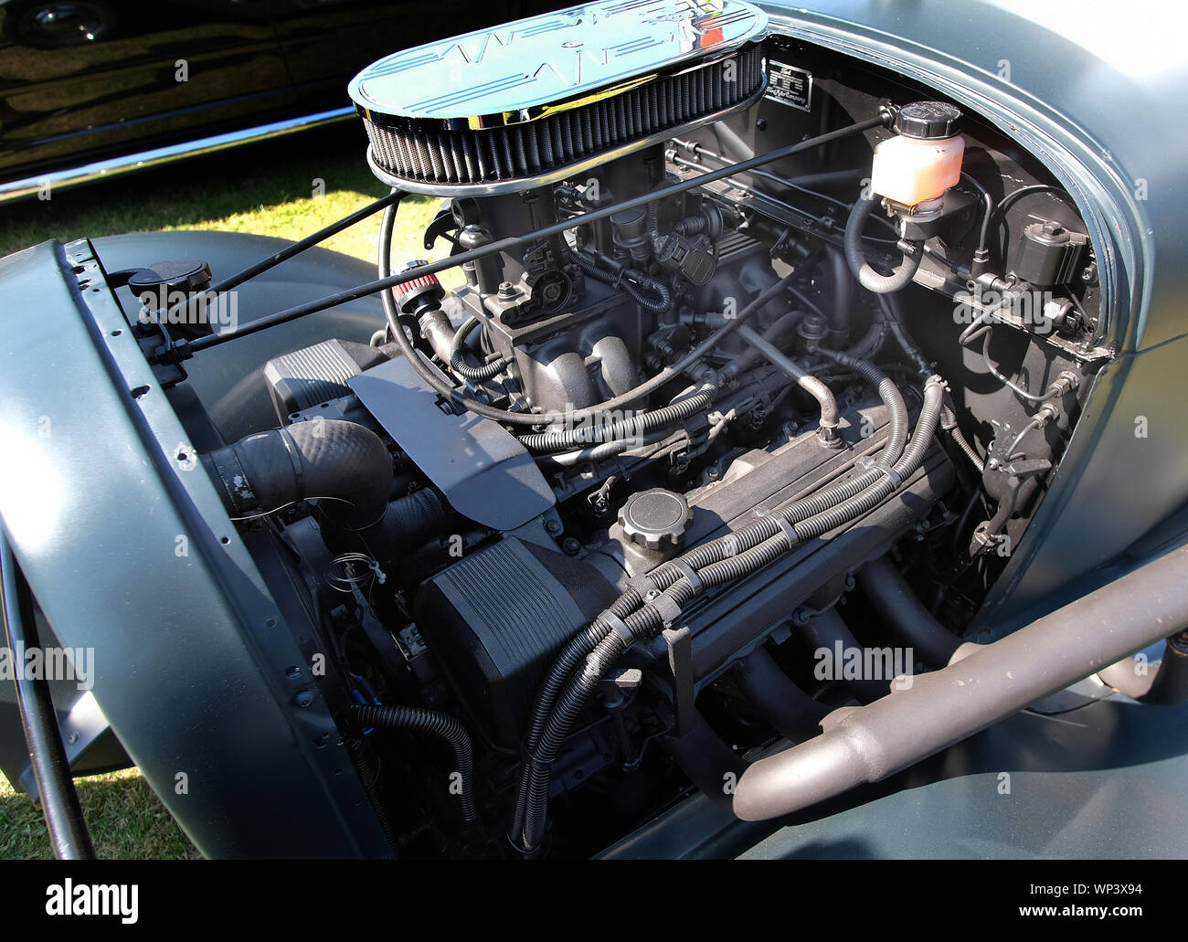 Tow ball fitted to large motor tricycle machine Stock Photo - Alamy