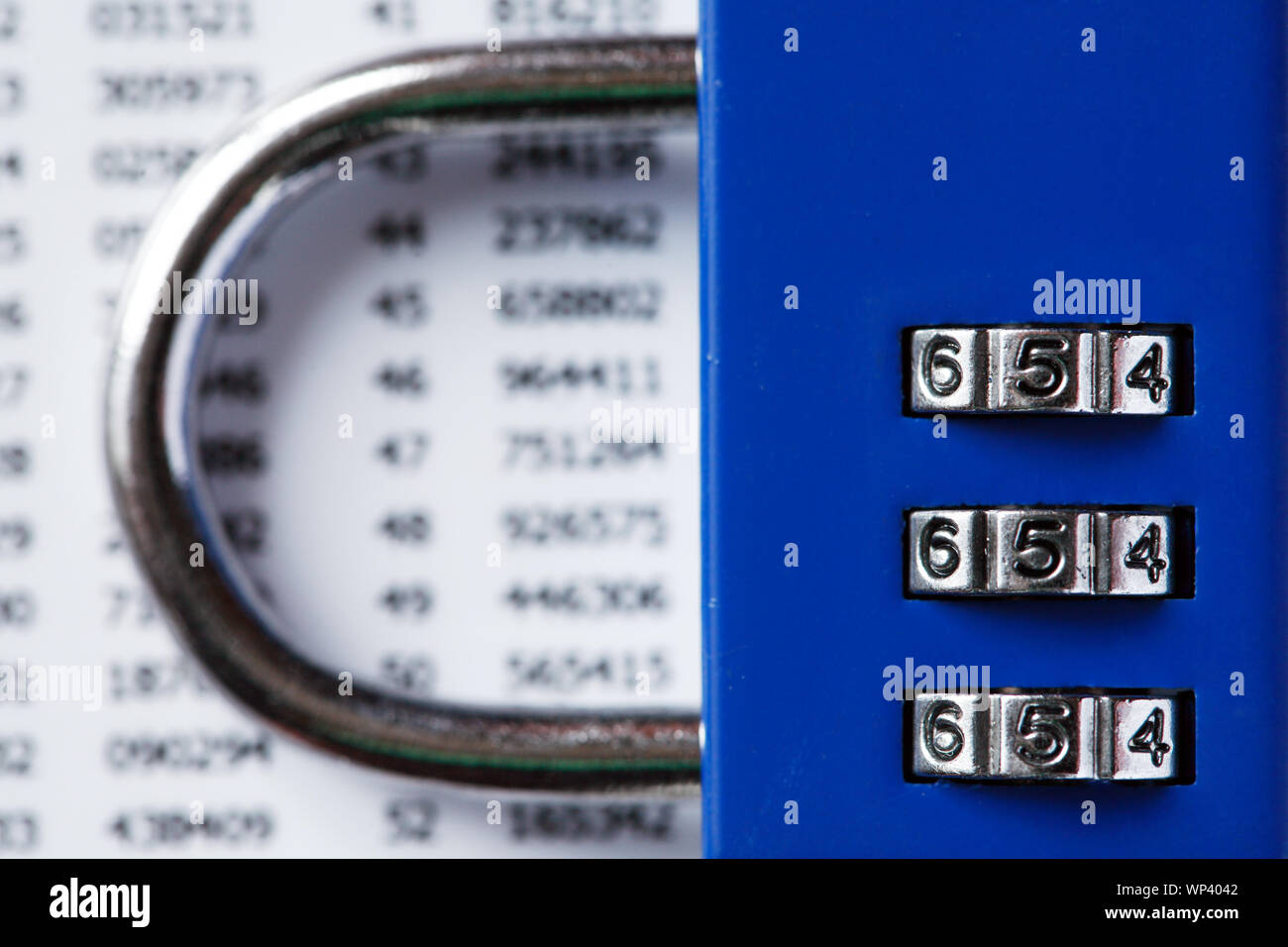 Digit combination hi-res stock photography and images - Alamy