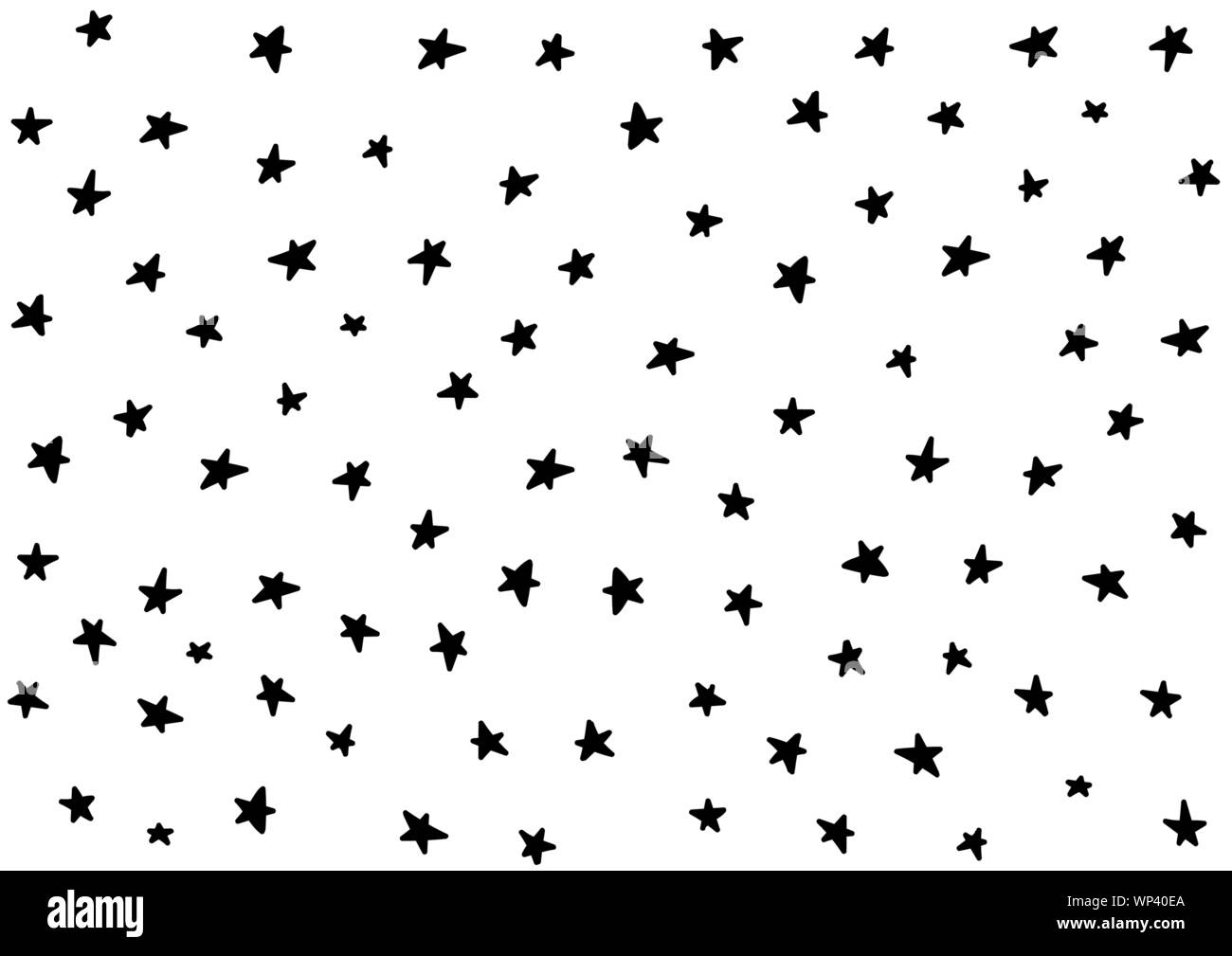 Star night pattern template baby children kids Stock Vector Image & Art ...