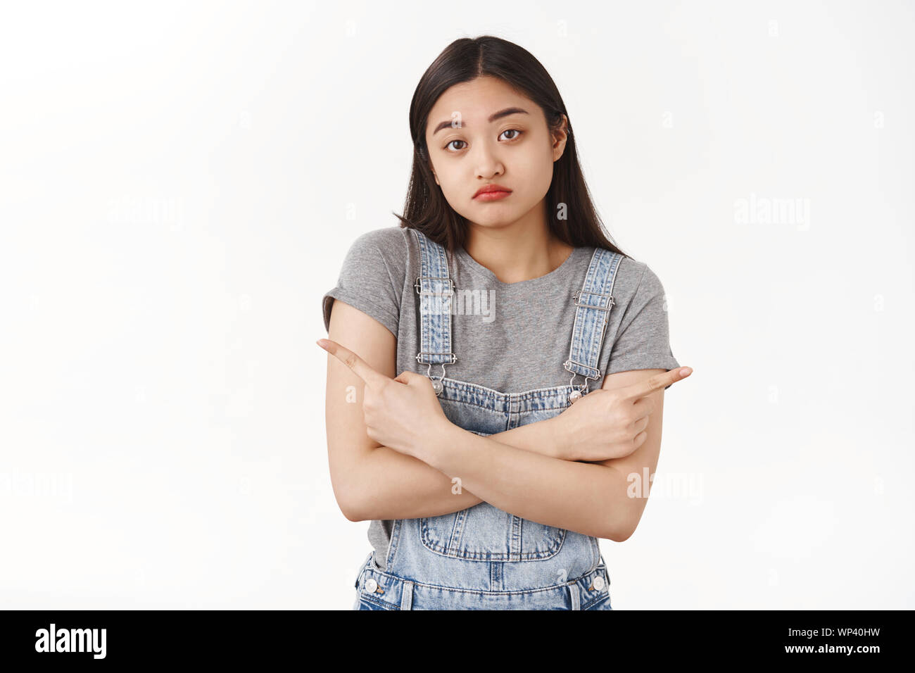 Emotion uncertain smile perplexed hi-res stock photography and images ...