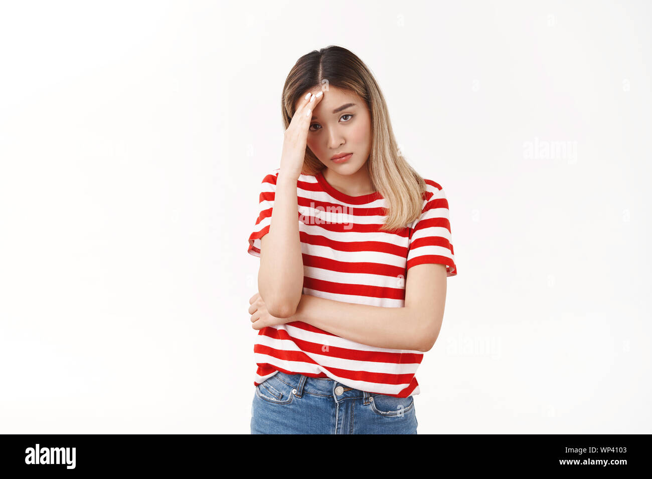 Woman facepalming hi-res stock photography and images - Alamy