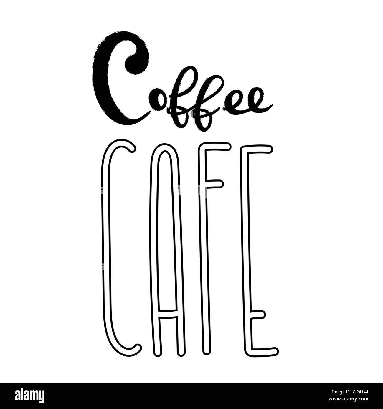 Typography mug design Black and White Stock Photos & Images - Alamy